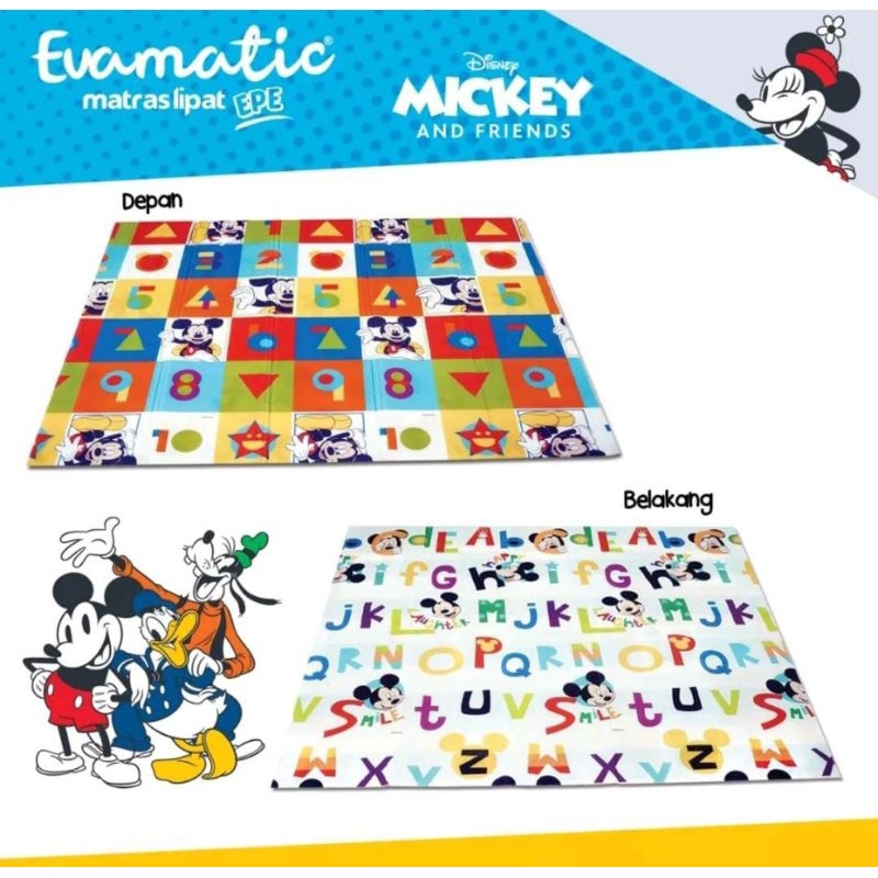 Evamatic Folding Mat / Disney Playmatte (original) | Shopee Philippines