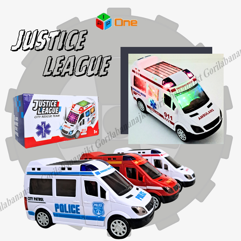 Children's Toy Hospital Ambulance Car Police Fire Rescue Ambulance Bump ...