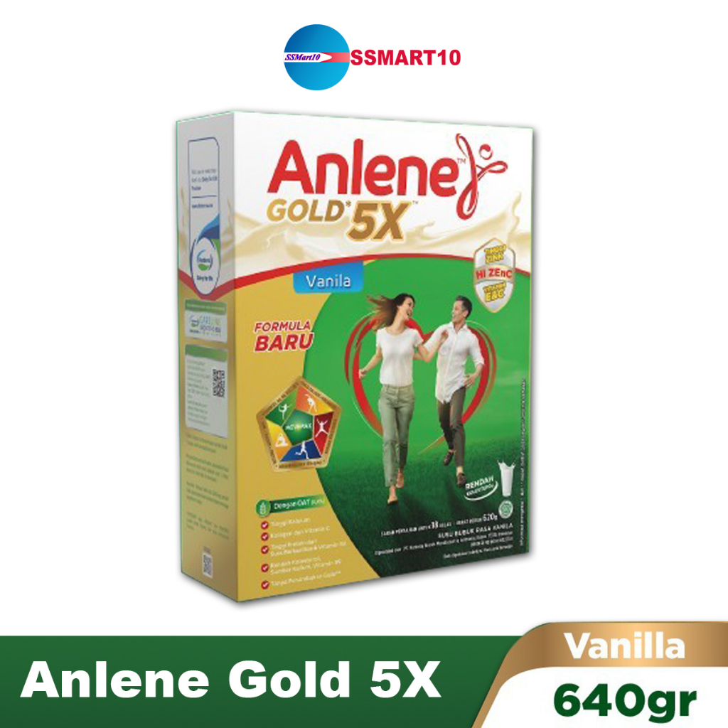Anlene Gold 5x Vanilla Milk Box - 600g | Shopee Philippines