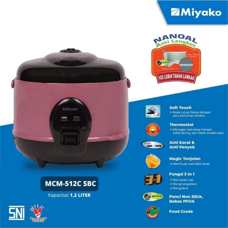 Magic MIYAKO 512SBC C(1,2 LITER) | Shopee Philippines