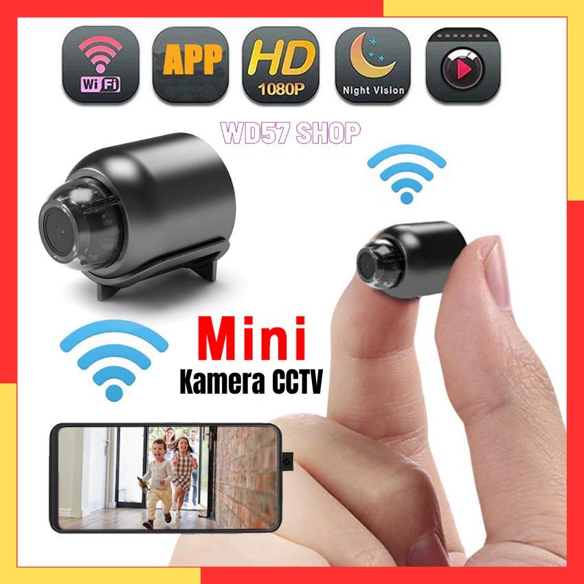 Small Mini Wifi CCTV Camera Without Hidden Cable Smart Night Vision IP ...