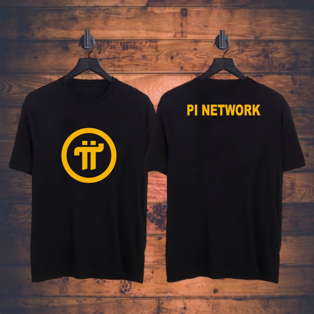 Pi NETWORK T-shirts front and back Indonesia cool distro t-shirts for ...