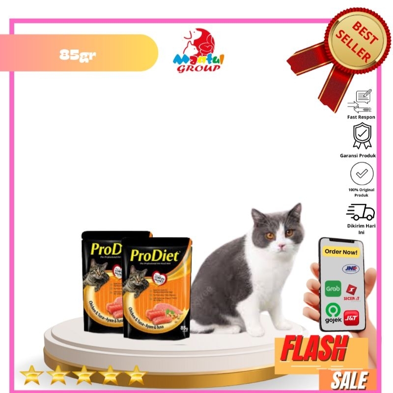 ProDiet Chicken Tuna cat food 85gr|A. POUCH (SACHET) | Shopee Philippines