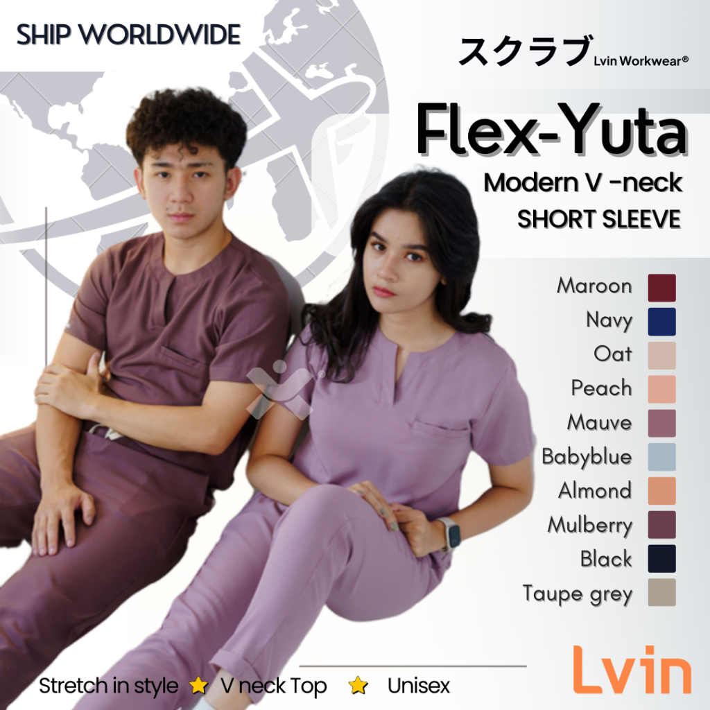 Lvin] FLEX V - YUTA - Oka V neck Shirt/Guard Shirt/Oka Guard Pants Set ...