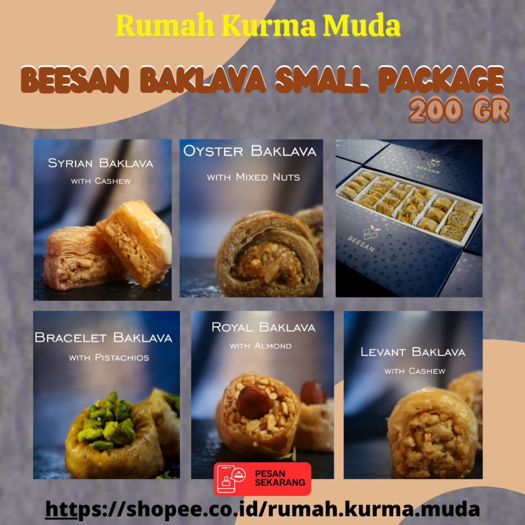 Young Dates House - Baklava Premium Turkiye Snacks | Small Package ...