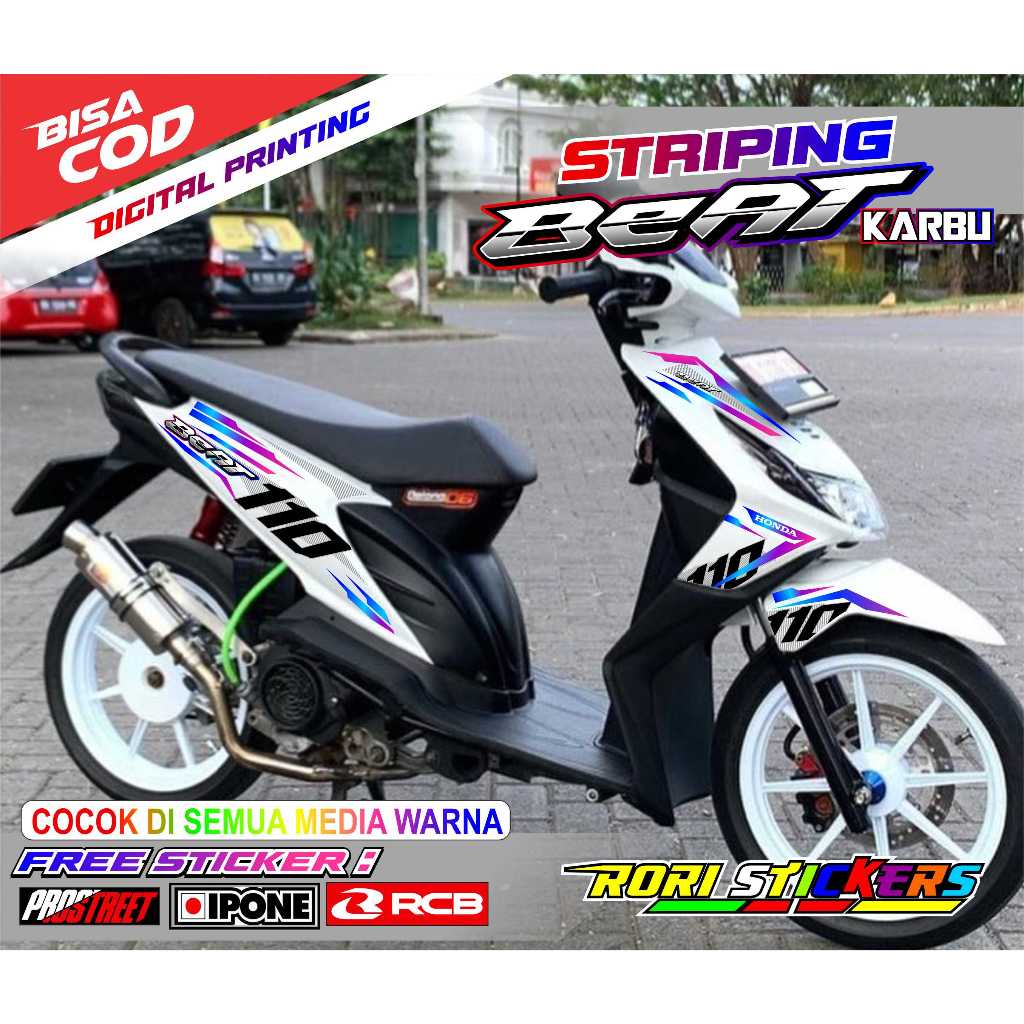 Striping Variations HONDA BEAT Carburetor/Sticker LIST Variation BEAT ...