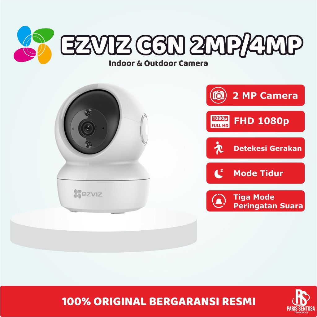 Ezviz C6N 2MP/4MP Indoor CCTV PTZ IP Camera 360 Smart Home Wireless 2K ...