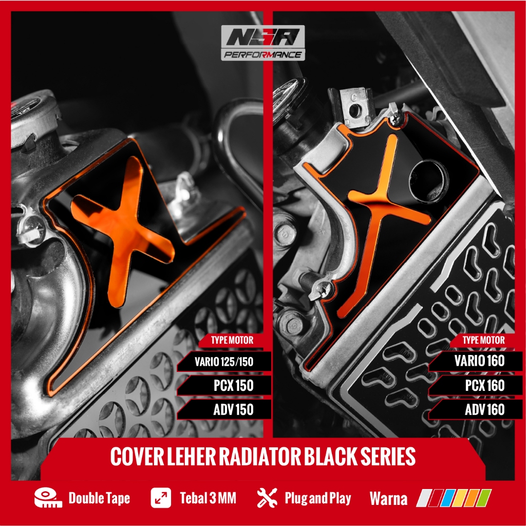 Nsa RADIATOR Neck COVER VARIO 125 VARIO 150 VARIO 160 PCX 150 ADV 150 ...