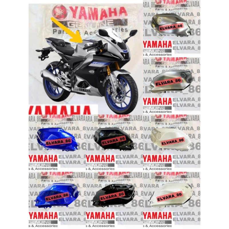 Original Yamaha R15 V4 R15M left and right tank Cover | Shopee Philippines