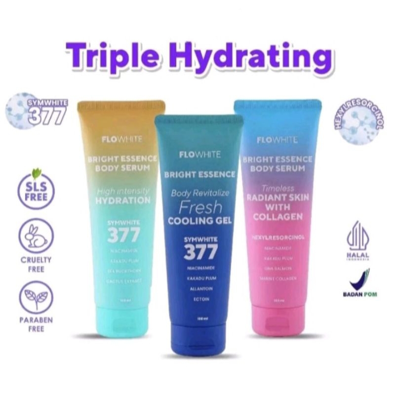 (ORI) Flowhite BRIGHT ESSENCE WHITENING/LIGHTENING BODY SKIN | Shopee ...