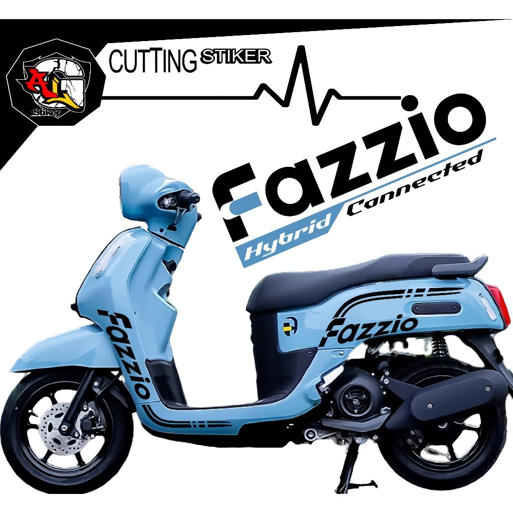 Sticker CUTTING/SC.367/Simple Trim STRIPING/ FAZZIO Writing STICKER ...