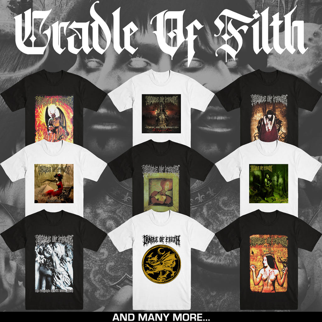 CRADLE OF FILTH | T-SHIRT BAND | DARK METAL | MERCHANDISE MERCHANDISE ...