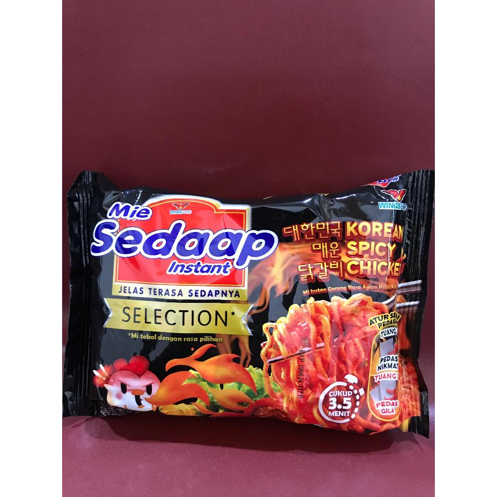 Sedaap Korean Spicy Chicken Fried Noodles 87g - Korean Spicy Fried ...