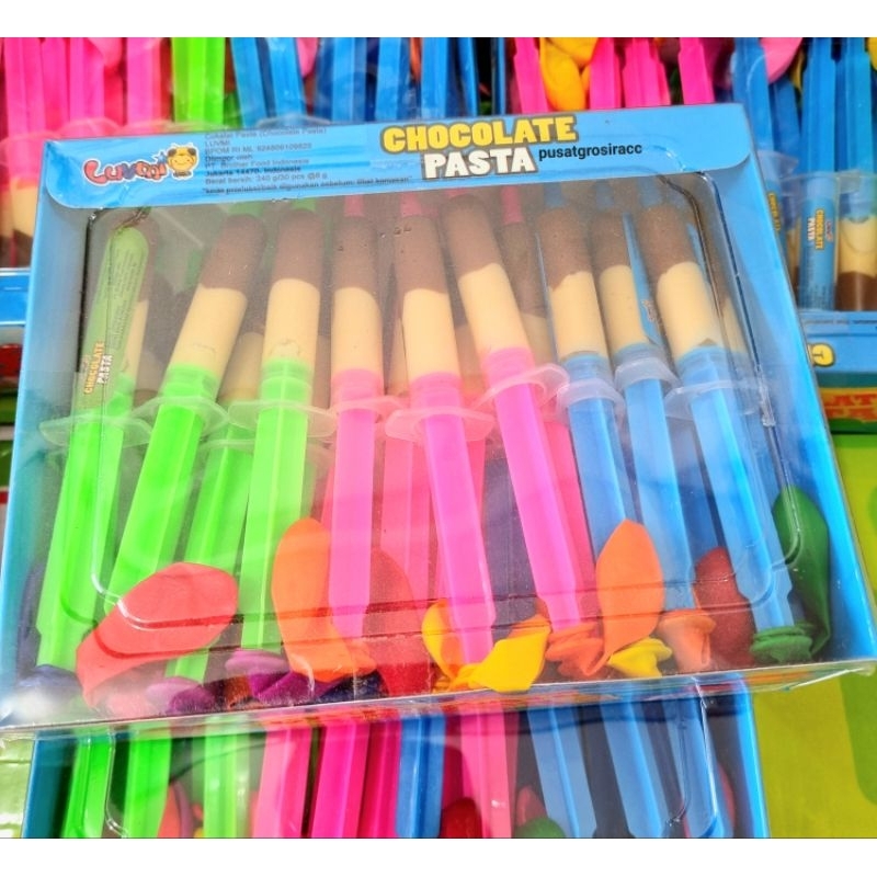 Chocolate paste, injection candy, chocolate paste, contents 30 pcs ...