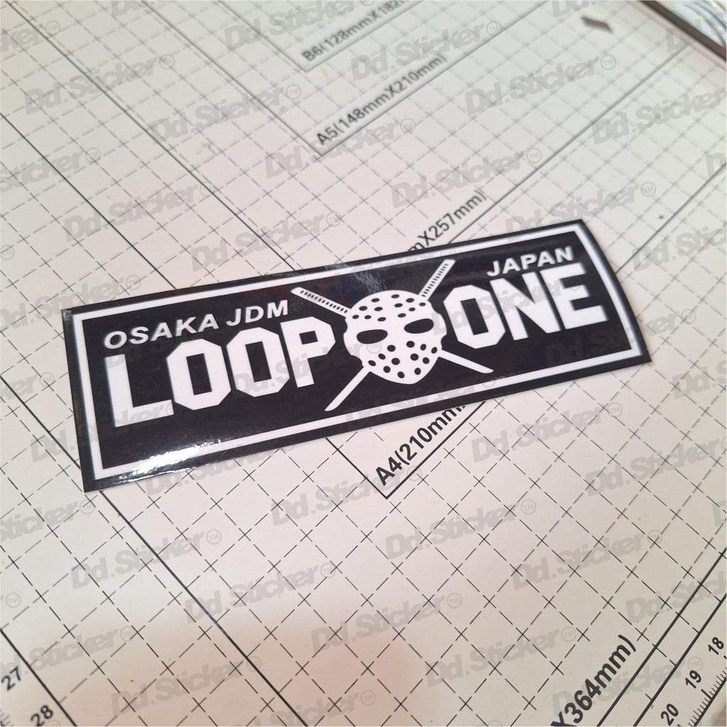 Jdm Loop One osaka kanjo japan sticker | Shopee Philippines