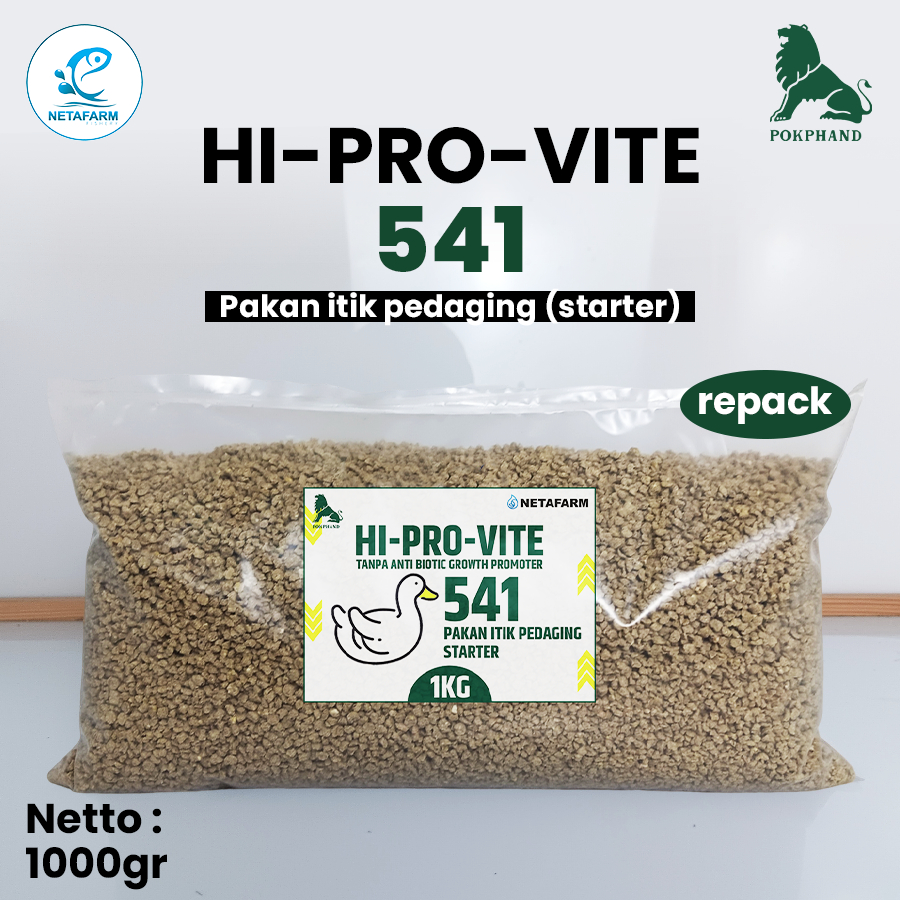 HI-PRO-VITE 541 PEDAGING ITIK FEED Repack 1kg | Shopee Philippines