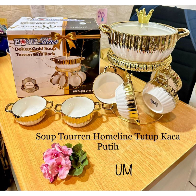 Homeline - Soup tureen with glass lid. | Shopee Philippines