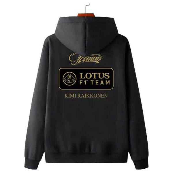 New Kimi Raikkonen Lotus F1 Hoodie Jacket Cotton Fleece Hoodie | Shopee ...