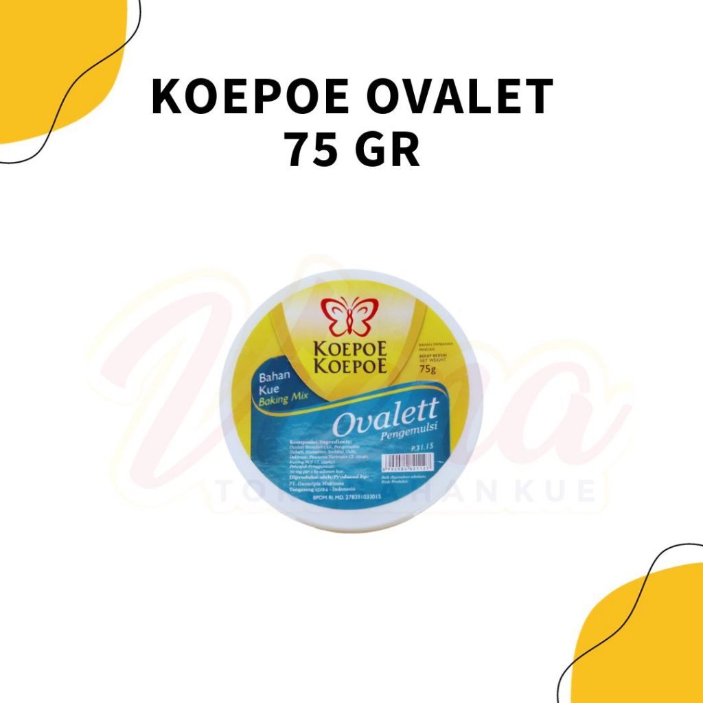 Koepoe Ovalet 75gr / Elmusifier Emulsifier | Shopee Philippines