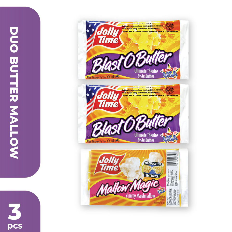 Latest Jolly Time - Duo Butter Mallow Package (2BOB, 1MM) - Mircowave ...