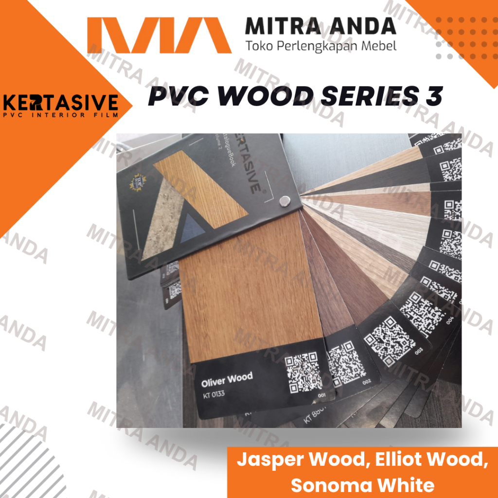 KAYU Kertasive PVC Sheet Interior Film | Wood Grain Wallpaper ...