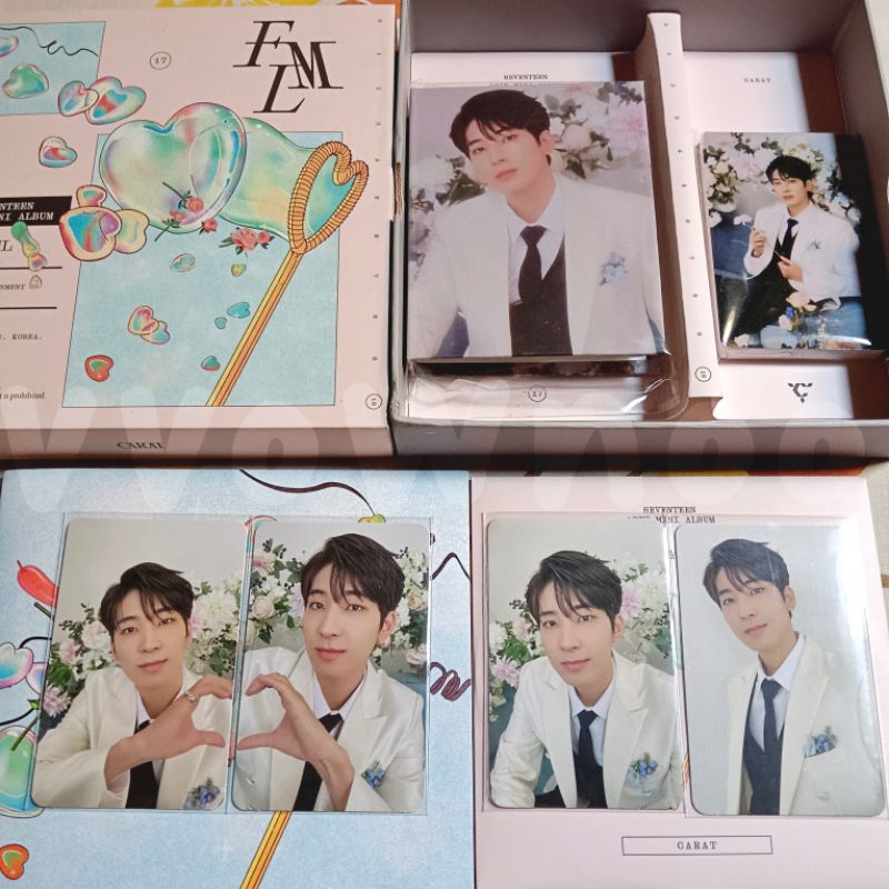 Album seventeen FML Carver full set wonwoo unsealed carat version set ...