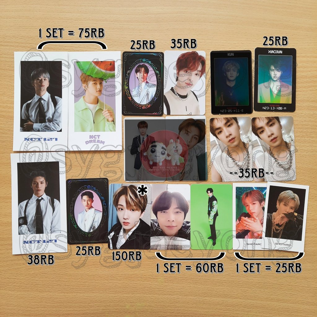 Nct DREAM 127 WAYV Photocard PC (TAEYONG Tojirog XIAOJUN WINWIN ...