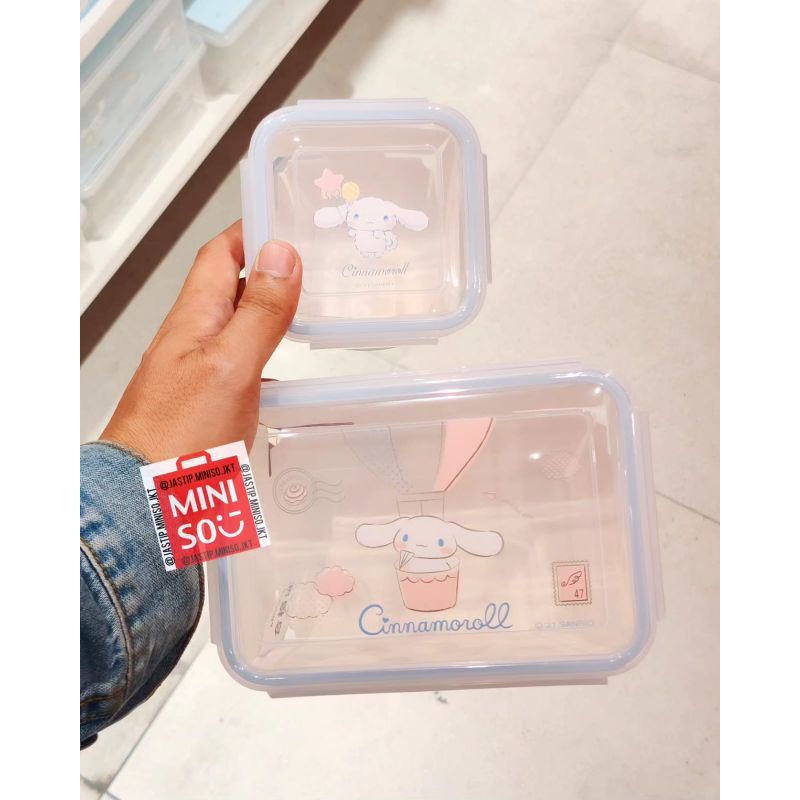 MINISO x SANRIO Food Container with buckle Cinnamoroll Edition (300ml ...