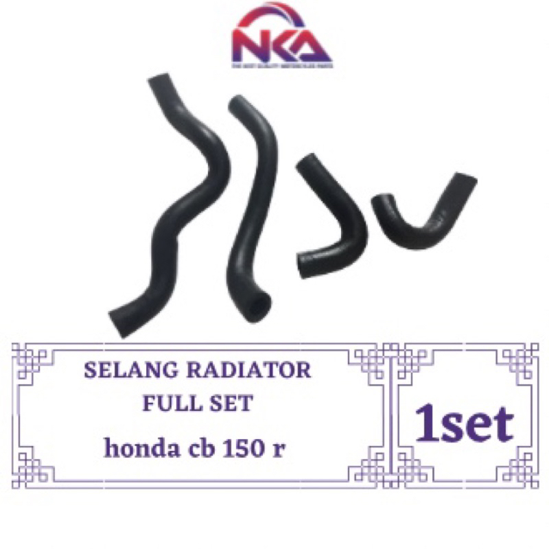 CB 150 R OLD CBR 15 RADIATOR HOSE FULL SET 4pcs | Shopee Philippines