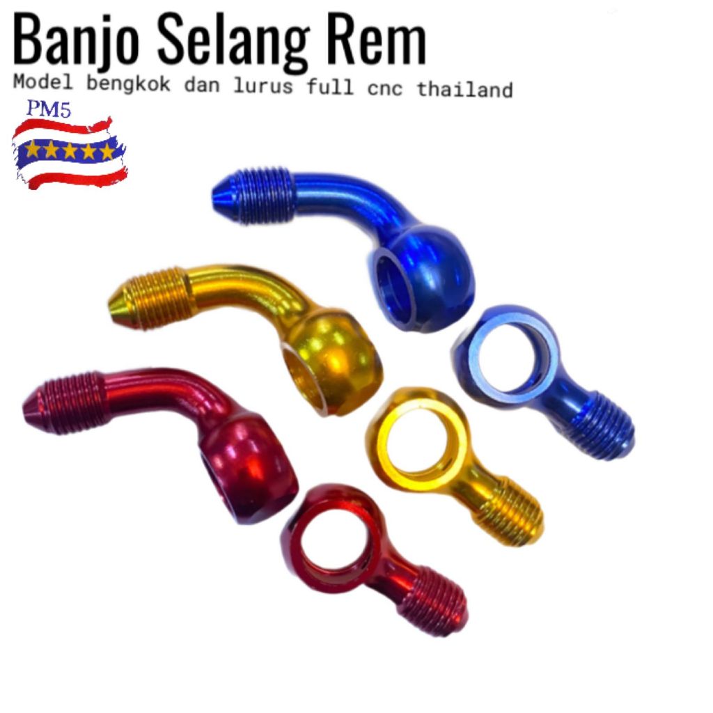Straight banjo 90 degree Banjar 45 degree universal banjo for all types ...