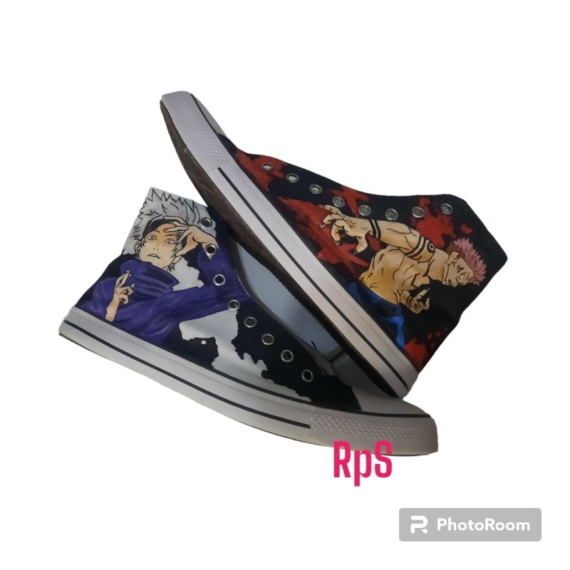 Jujutsu Kaisen Gojo Sukuna Custom Shoes 06 | Shopee Philippines