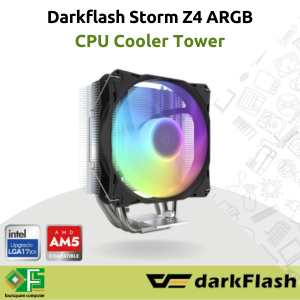 CPU Cooler Tower Darkflash Storm Z4 ARGB | HSF CPU Air Cooler | Shopee Philippines