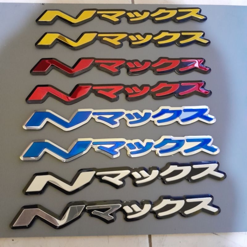 Mblem NMAX JAPAN LOGO 3D 1SET RIGHT LEFT | Shopee Philippines