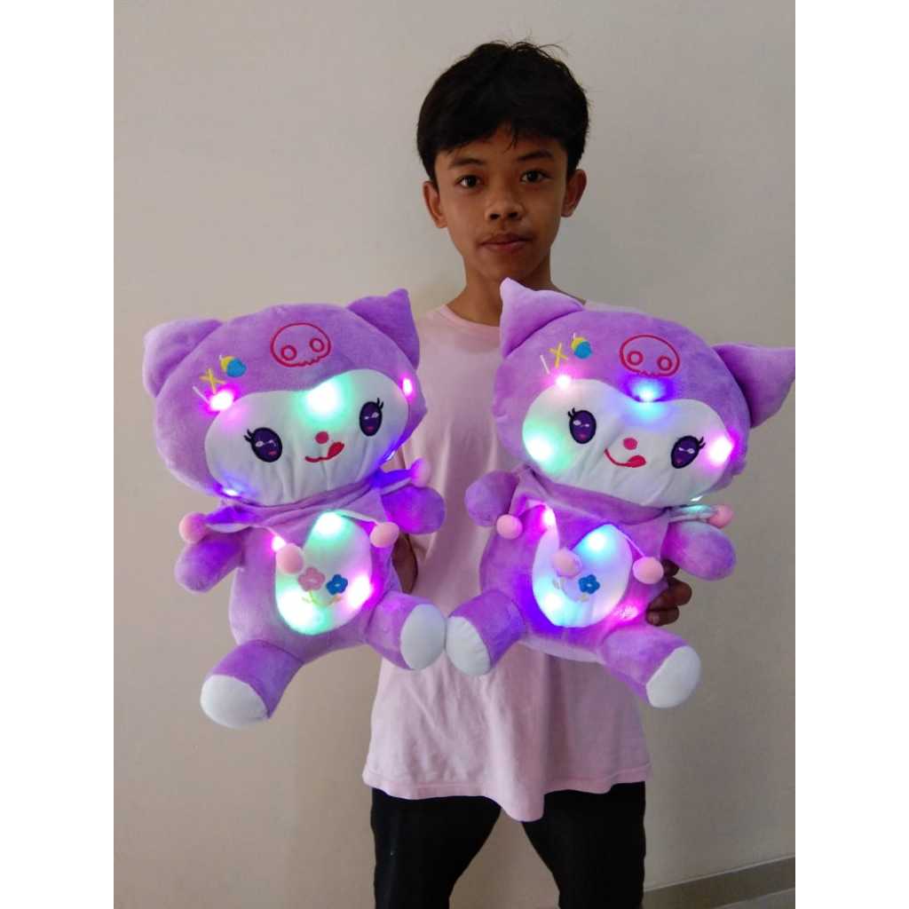 Kuromi Sanrio Doll Plush Girl Doll Birthday Gift Size -+ 35cm with SNI ...