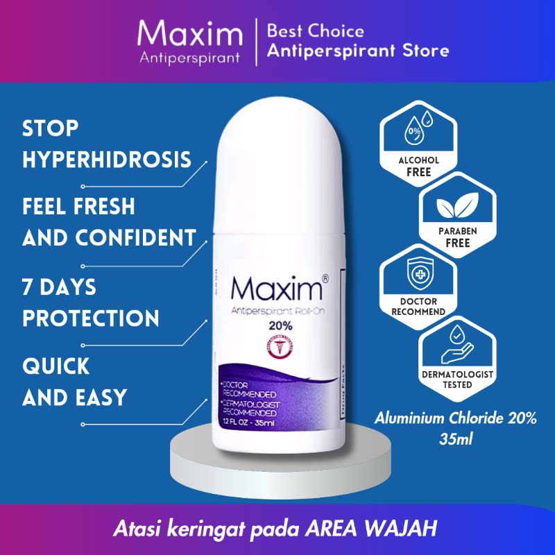 Maxim Antiperspirant 20% Face & Whole Body | Excessive Sweating ...