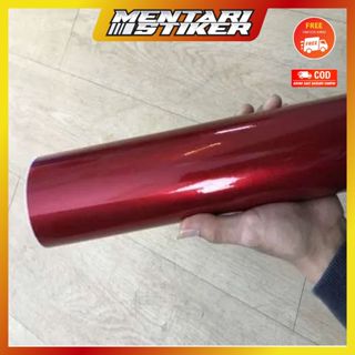 MERAH Sticker DARK RED Metallic DARK RED Metallic CANDY | Shopee ...