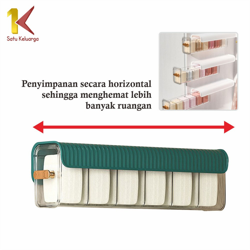 Value pack one family multi-purpose wall-mounted storage box c971 spice ...