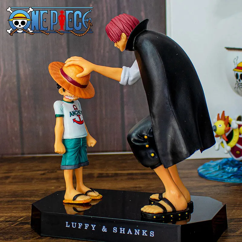 ACTION FIGURE SHANKS & LUFFY DIORAMA / ONE PIECE STRAW HAT PIRATE ...