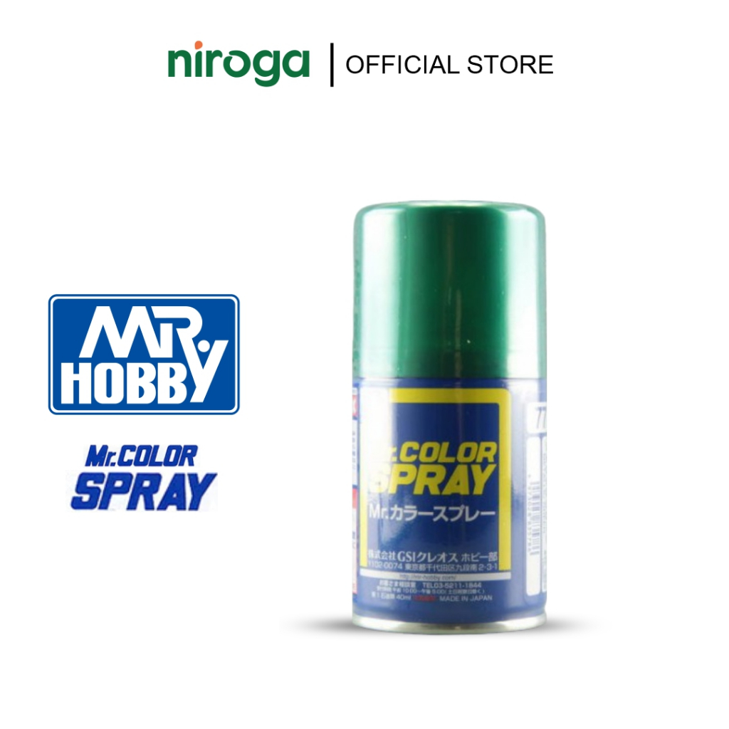 Mr. Color Spray Can S77 Metallic Green - Paint gundam model kit ...