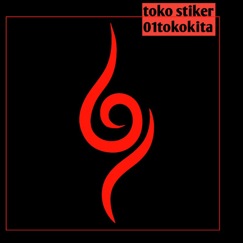 Sticker cutting logo anbu diserial naruto Small cutting Sticker anbu ...