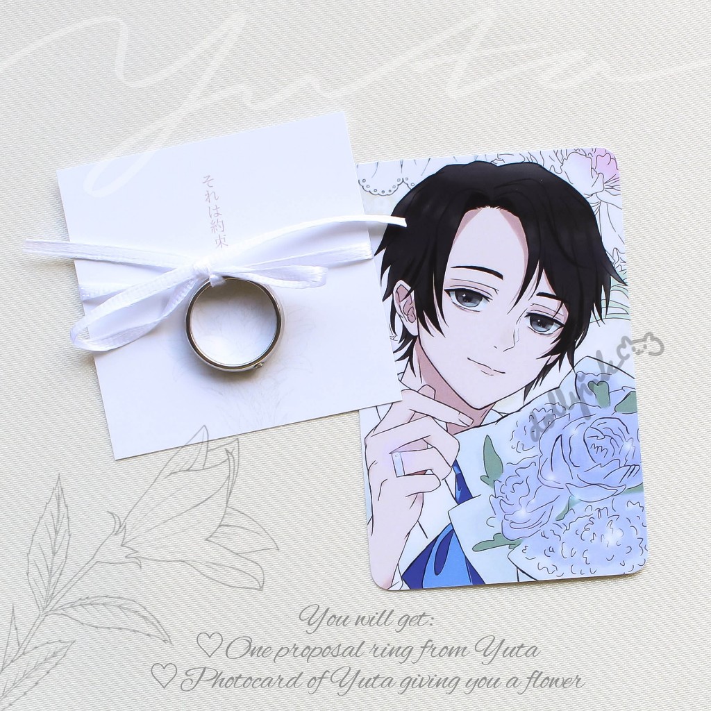 Photocard yuta with ring set by Dollyink (Unit)/Photocard jujutsu ...