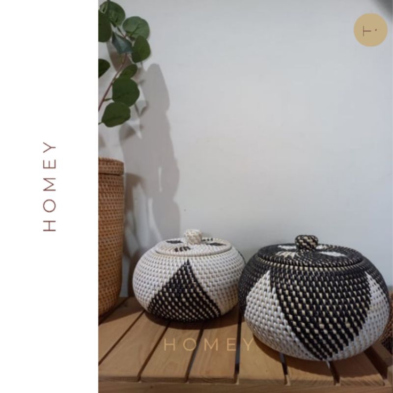 Homey Rattan | NADYA RATTAN JAR| Rattan jar| Rattan Crafts | Original ...