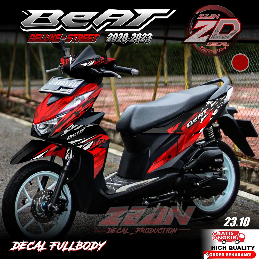 Newest Decal Sticker Honda Beat DELUXE STREET 2020 2021 2022 2023 Full ...