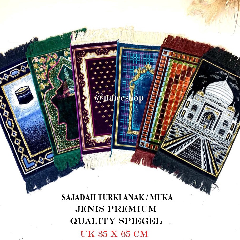 Send Now wholesale children's mini prayer mats uk 35 x 65 cm | Shopee ...