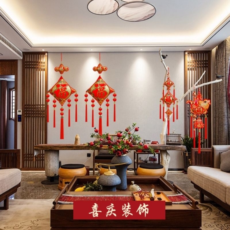 GANTUNGAN HT41-42 Premium Fish Hanger Chinese New Year Wall Decoration ...