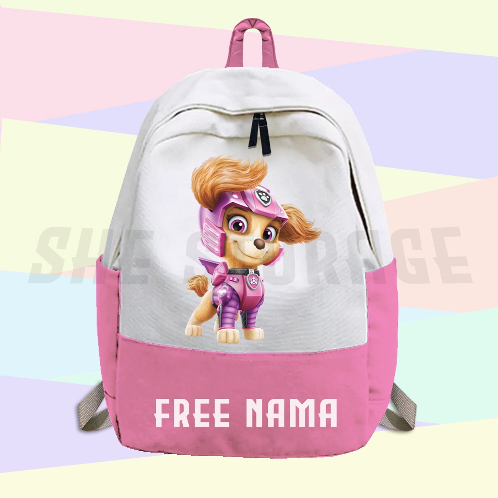 (FREE Print Name) Children's Backpack Kindergarten Elementary School ...