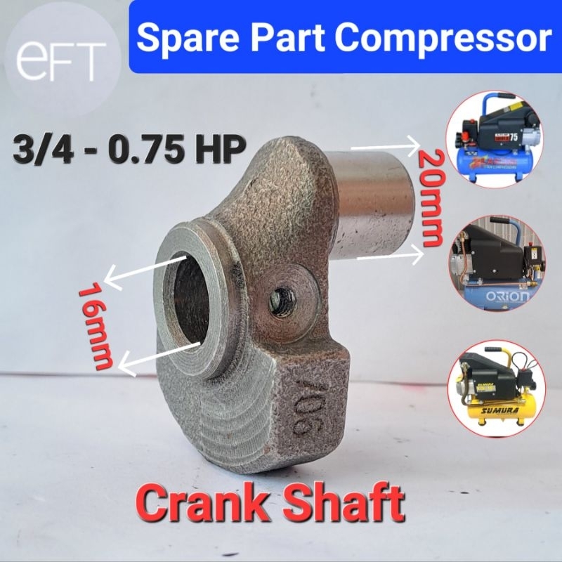 Crank Shaft Axle Crank Compressor 3/4 HP Lakoni | Shopee Philippines