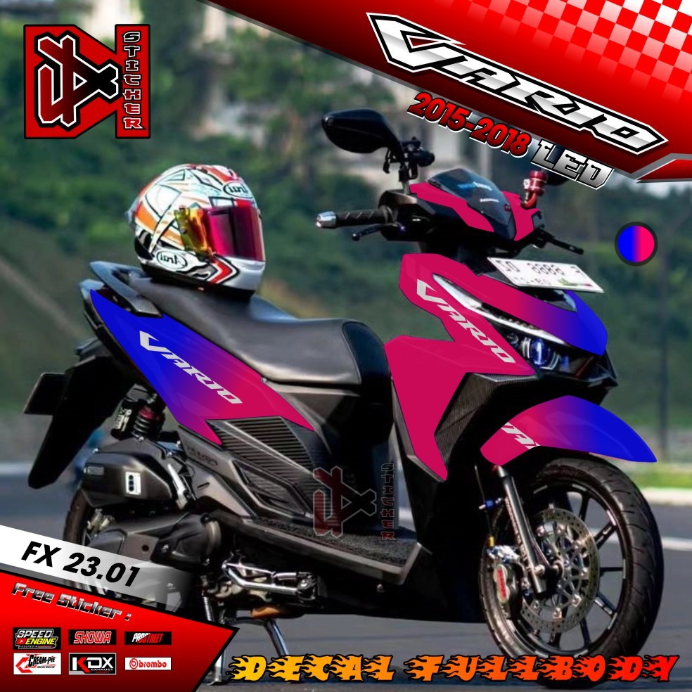 Newest Decal Sticker Honda Vario 125 150 LED 2015 2016 2017 2018 ...
