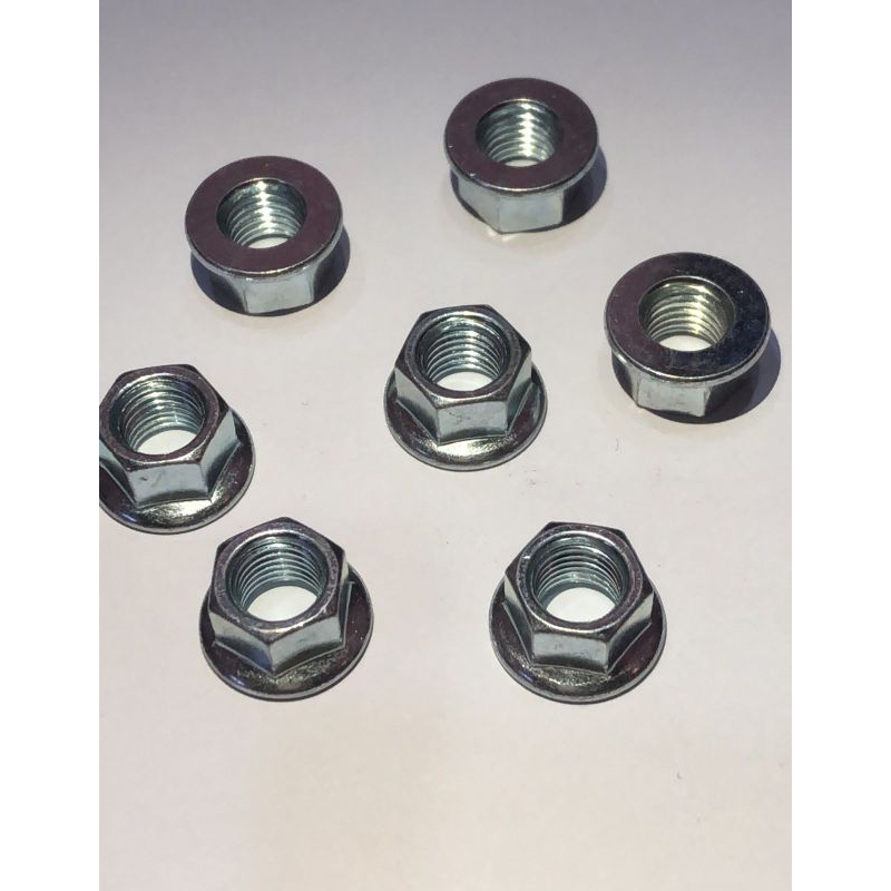 Lock nut 14 nuts M10 flange nuts | Shopee Philippines