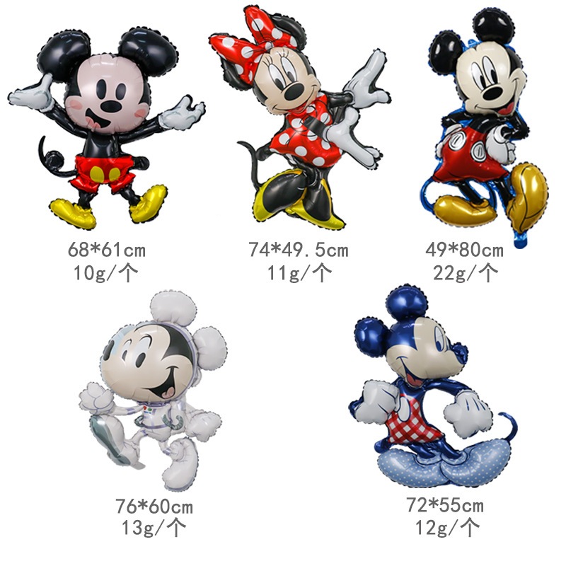 Mickey and Minnie Character Foil Balloons/Jumbo Foil Balloons | Shopee ...